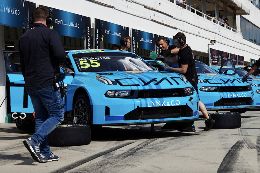 Ma and Björk with Lynk & Co Cyan Racing in TCR World Tour - FIA TCR ...
